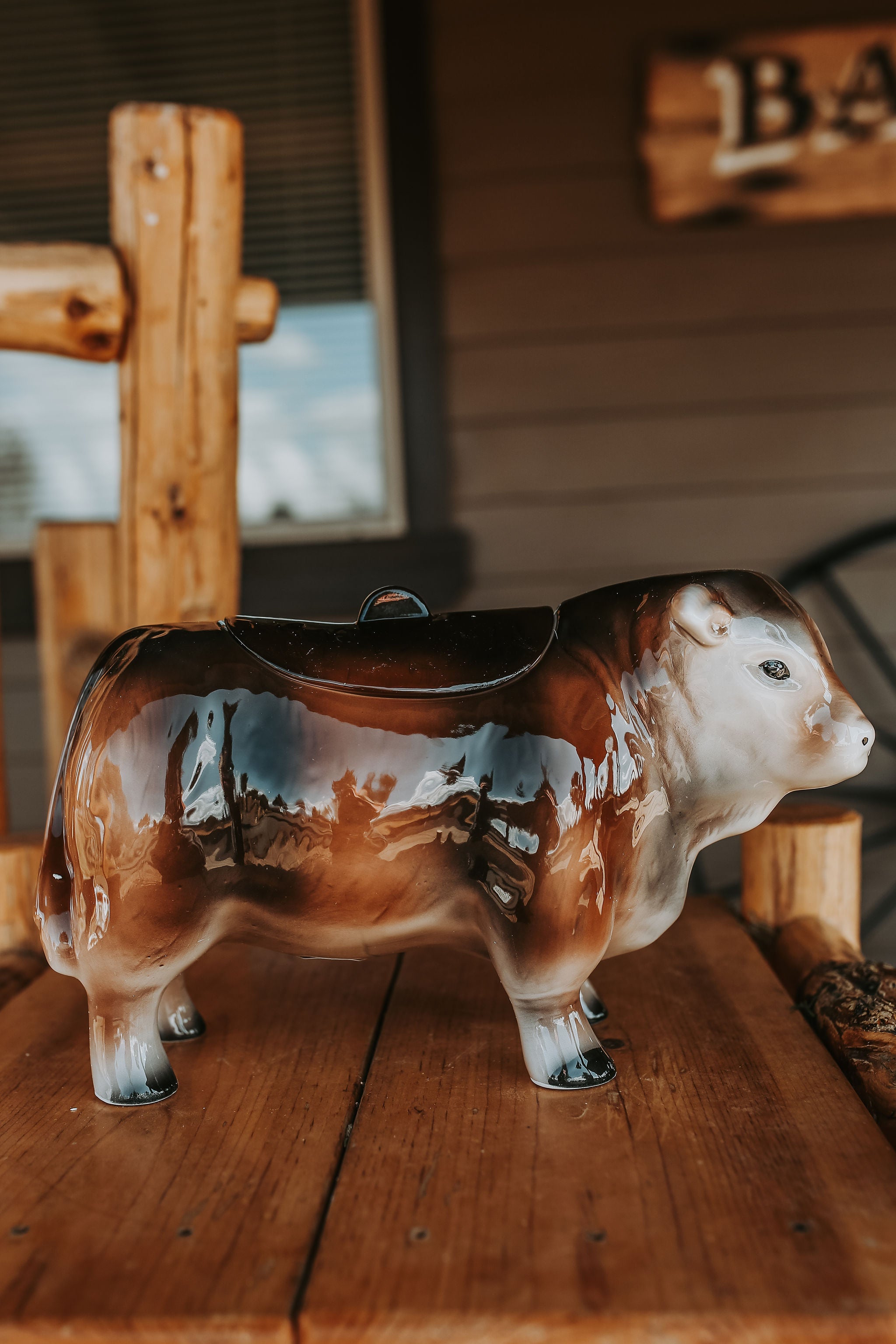Beauford the Bull Cookie Jar | Farm Girl: Rural Boutique + General Store
