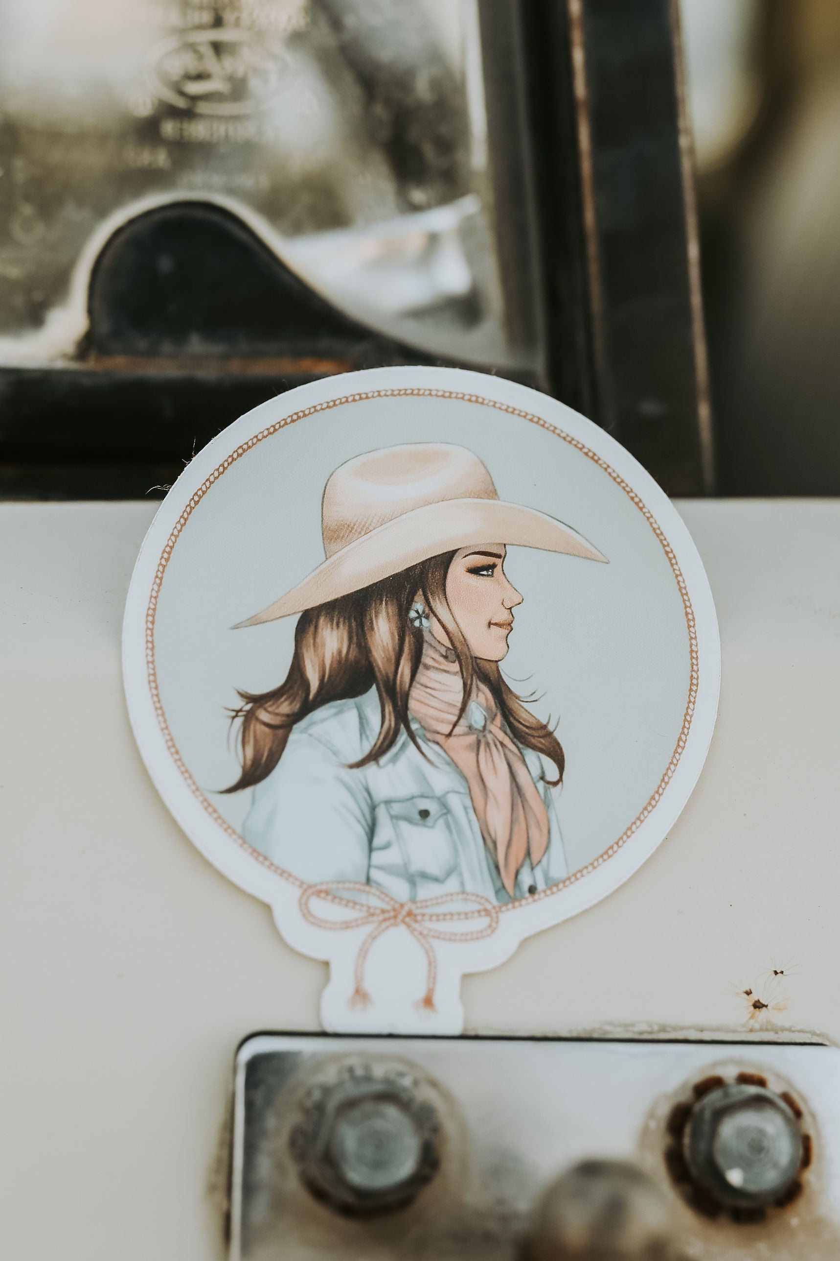 Kenzie Cowgirl Sticker | Farm Girl: Rural Boutique + General Store